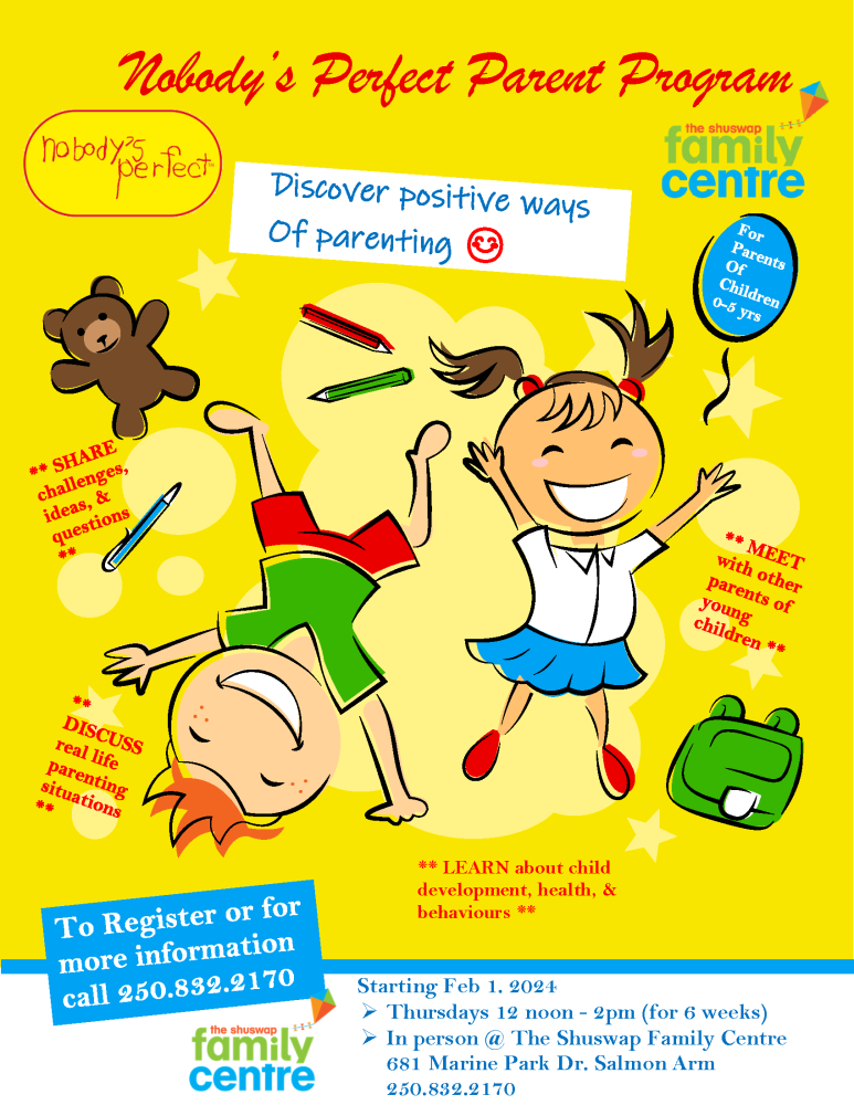 The Shuswap Family Centre » Nobody’s Perfect Parenting Program